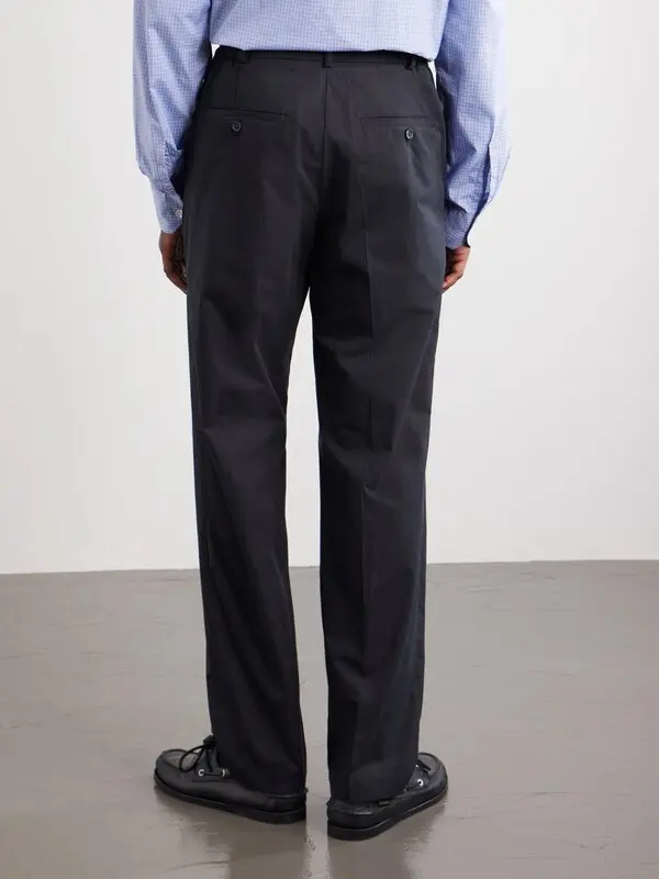 A.p.c. Dylan Straight-leg Cotton-poplin Trousers