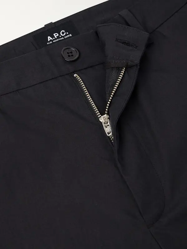 A.p.c. Dylan Straight-leg Cotton-poplin Trousers