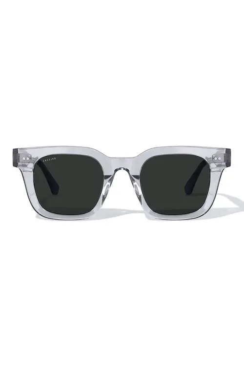 COSSINO Cuadra 46mm Square Acetate Sunglasses - Clear