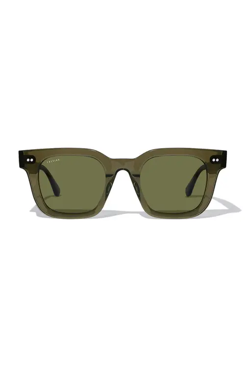 COSSINO Cuadra 46mm Square Acetate Sunglasses - Green