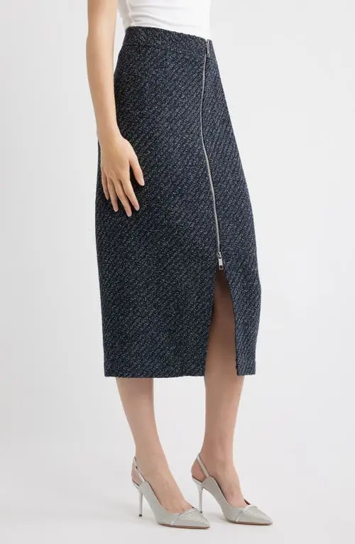 BOSS Villetta Tweed Midi Skirt