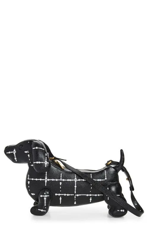 Thom Browne Baby Hector Dachshund Shoulder Bag - Black