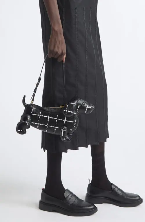 Thom Browne Baby Hector Dachshund Shoulder Bag