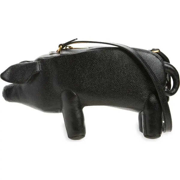 Thom Browne Baby Pig Shoulder Bag - Black