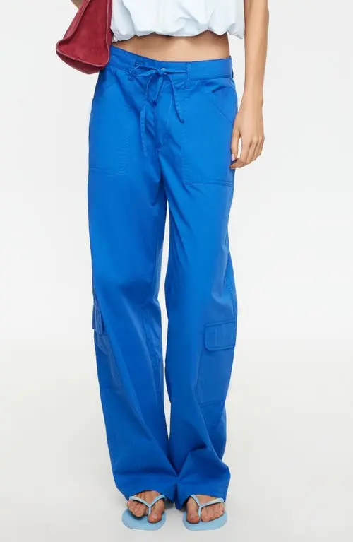 Lioness Venice Cotton Cargo Pants - Cobalt
