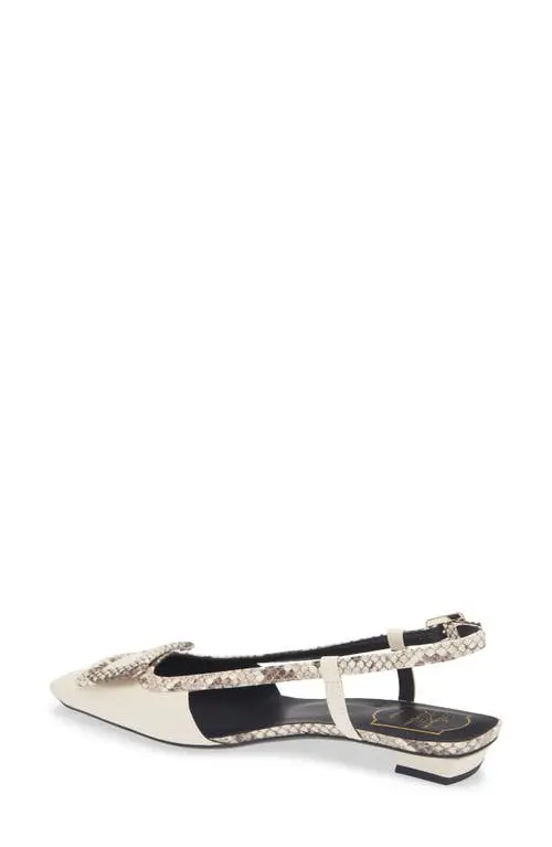ROGER VIVIER Belle Vivier Slingback Flat