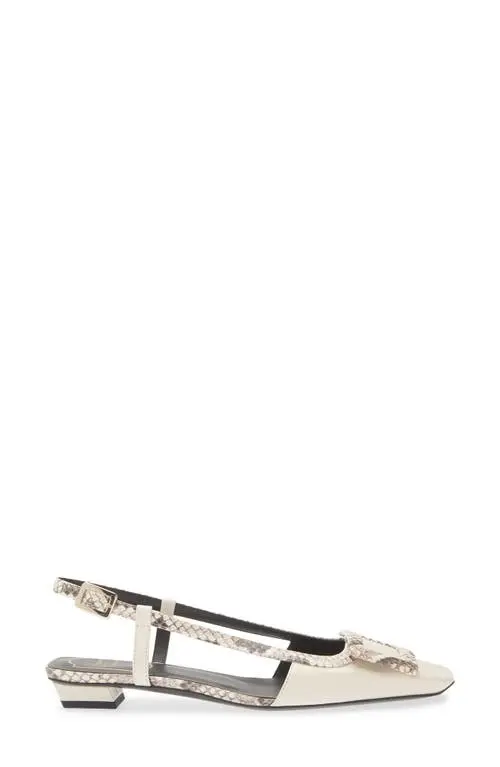 ROGER VIVIER Belle Vivier Slingback Flat