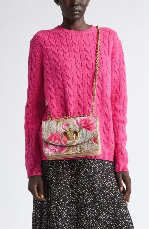 Valentino Garavani Sequin Embellished Shoulder Bag