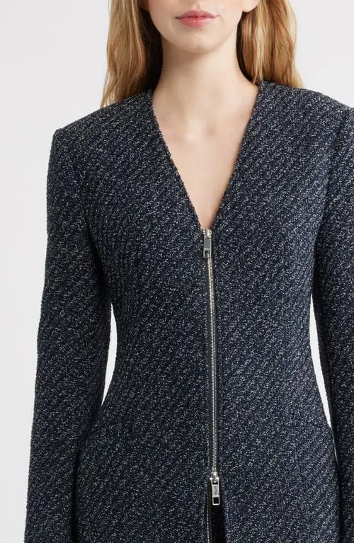 BOSS Jia Zip Tweed Jacket