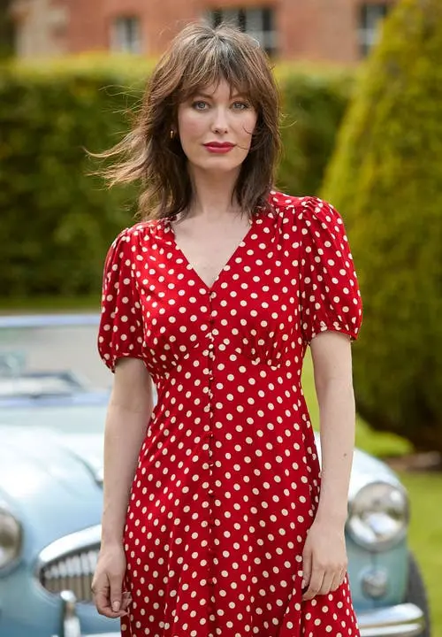 JOE BROWNS Retro Button Front Knee Length Dress