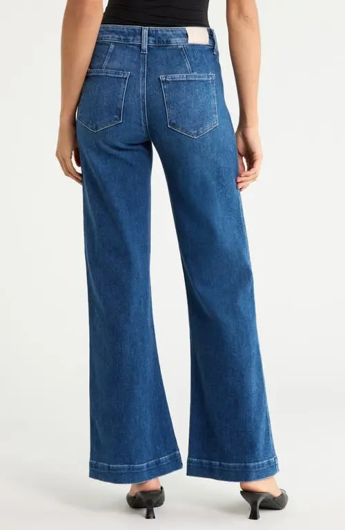 Paige Leenah Patch Pocket Wide Leg Jeans