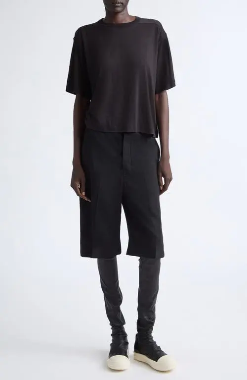 Rick Owens Wool Work Shorts