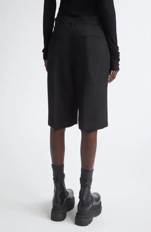 Rick Owens Wool Work Shorts
