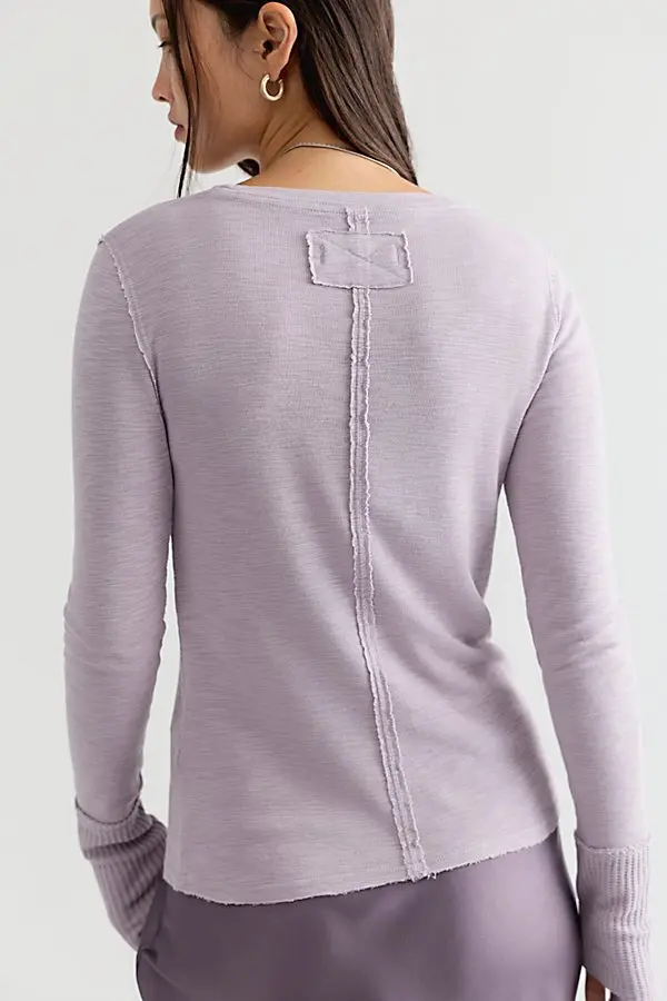 Free People We The Free Tinsley Top - Cool Violet