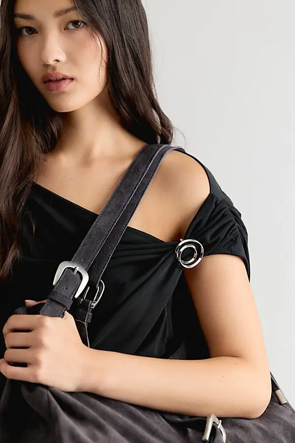 Free People Naomi Outfit Completer Pin - Silver Swirl
