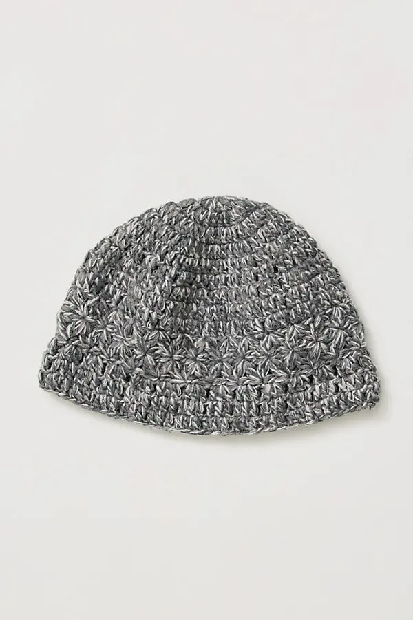 Free People Peggy Knitted Cap - Blue