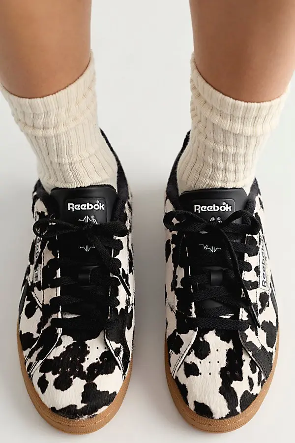 REEBOK Club C Grounds Animal Print Sneakers