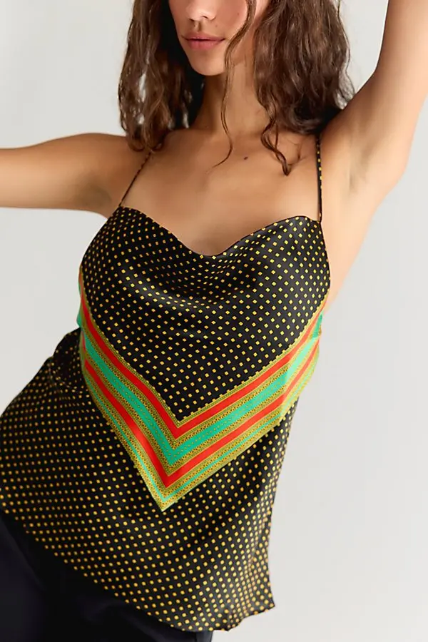 MES DEMOISELLES Apara Silk Tank