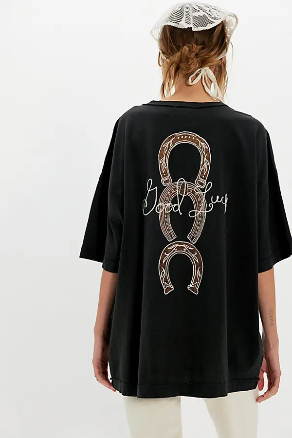 Free People Good Luck One-size Tee