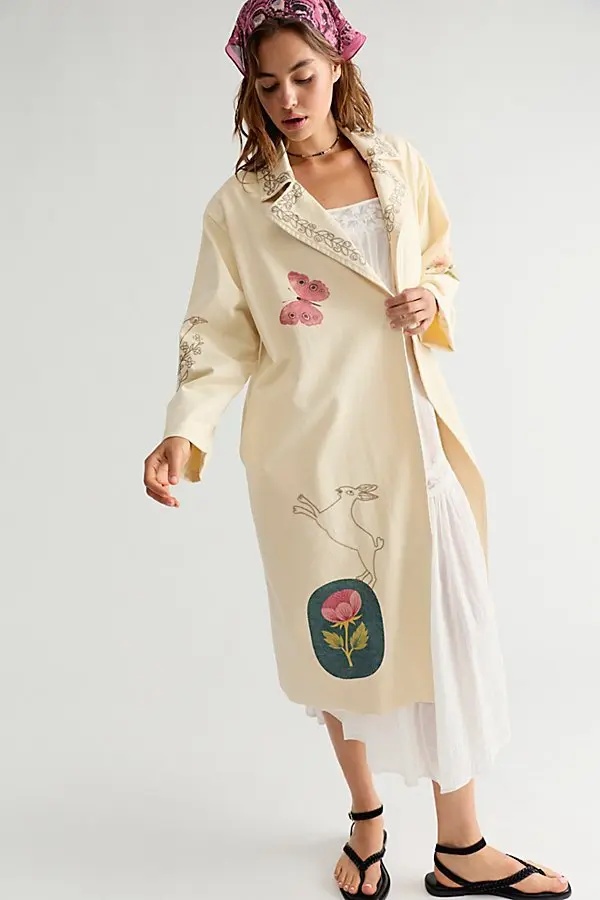 DENIM AND BONE Folk Duster - Ivory