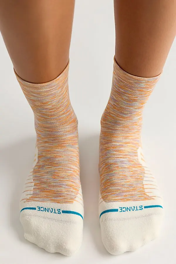 Stance Two Tone Light Quarter-length Socks - Marshy Fuchsia