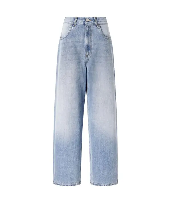 RÓHE Berber Barrel-leg Jeans - Blue