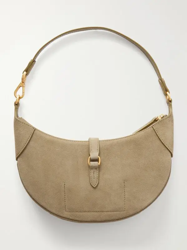 Polo Ralph Lauren Suede Mini Shoulder Bag - Green