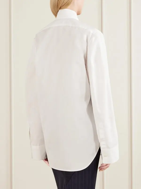 Givenchy Tie-detailed Cotton Shirt