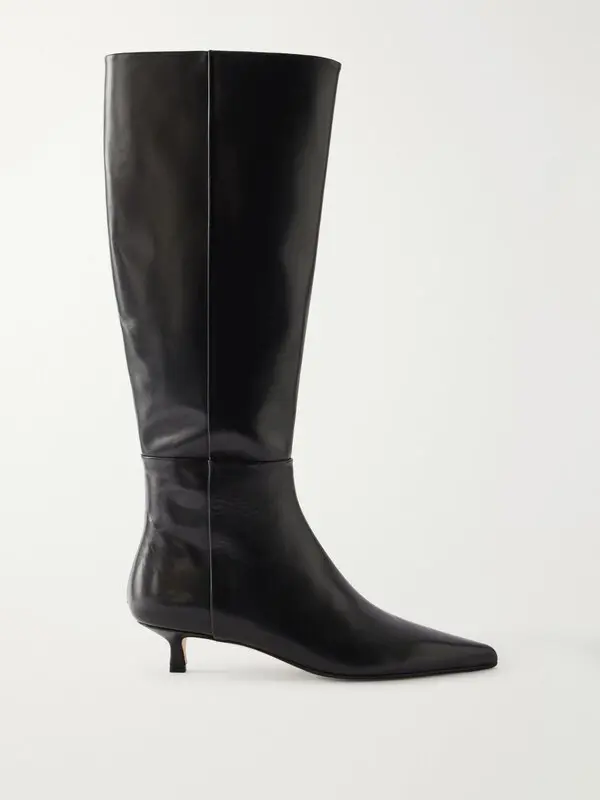 AeydĒ Sabrina 35 Leather Knee-high Boots - Black