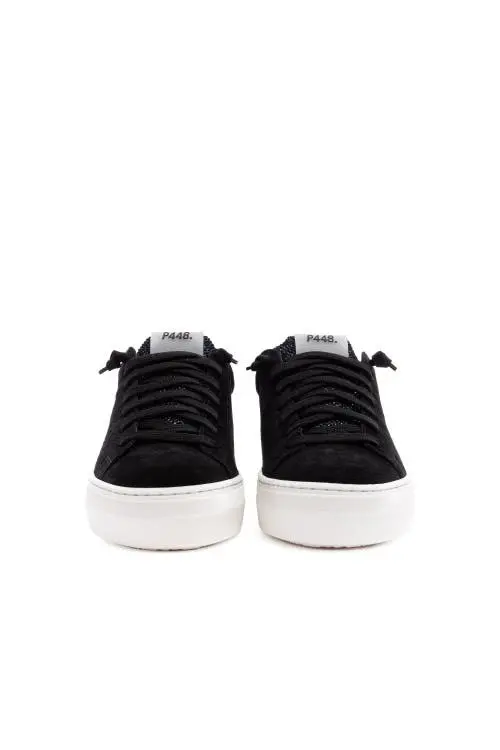 P448 Thea Suede Glitter Accent Sneakers