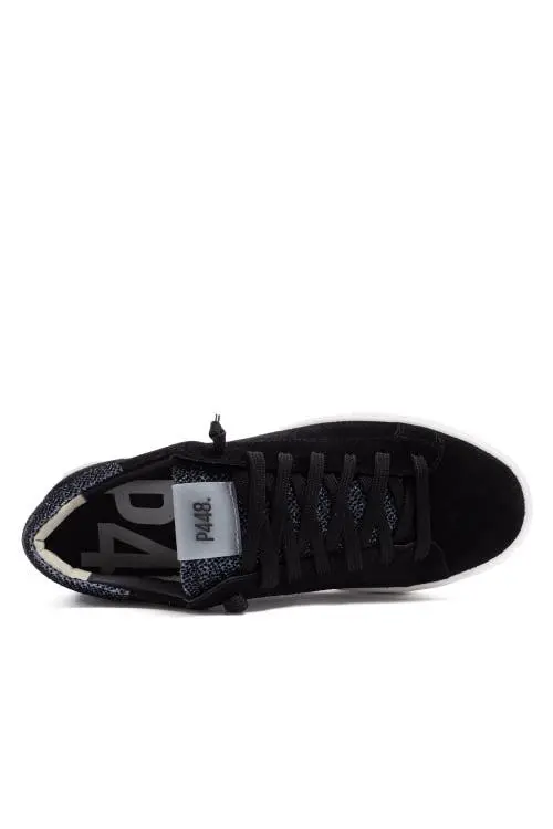 P448 Thea Suede Glitter Accent Sneakers