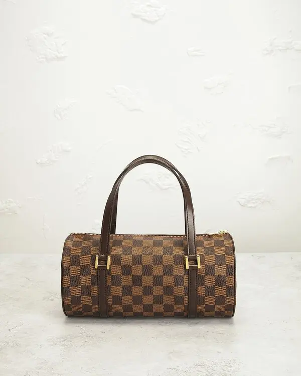 FWRD RENEW Louis Vuitton Damier Ebene Papillon 26 Handbag