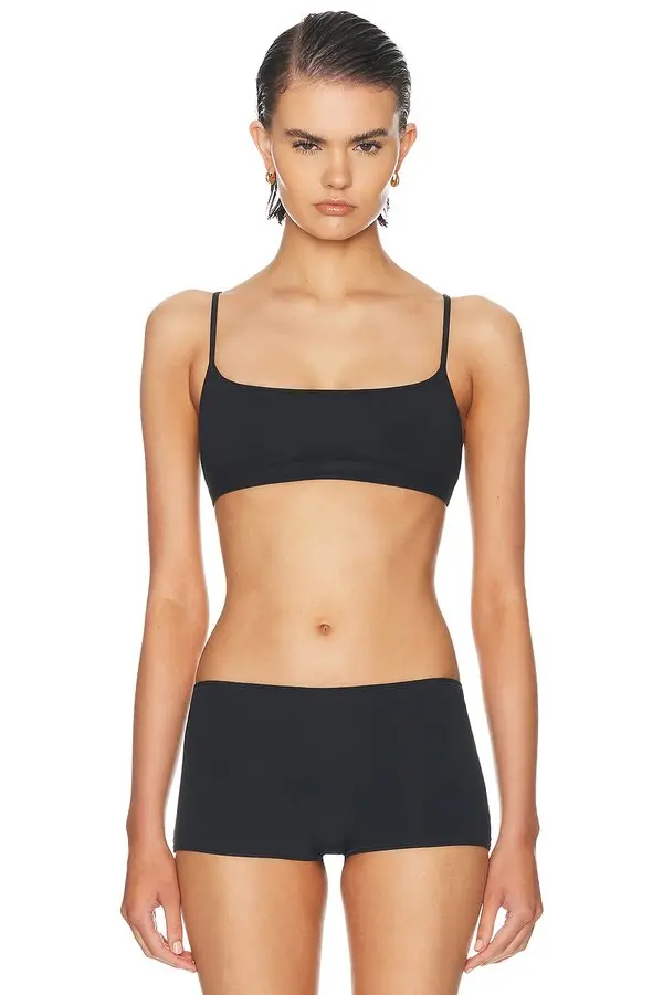 SKIMS Everybody Cotton Scoop Bralette