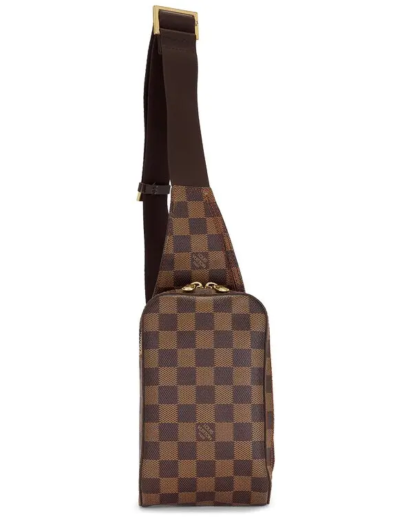 FWRD RENEW Louis Vuitton Damier Ebene Geronimos Belt Bag