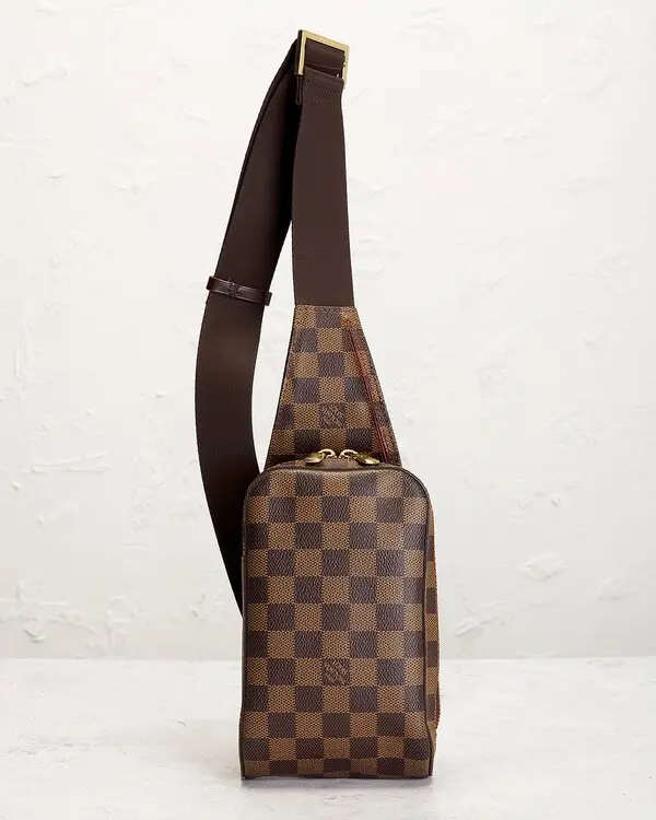 FWRD RENEW Louis Vuitton Damier Ebene Geronimos Belt Bag