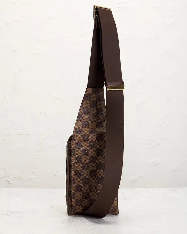 FWRD RENEW Louis Vuitton Damier Ebene Geronimos Belt Bag