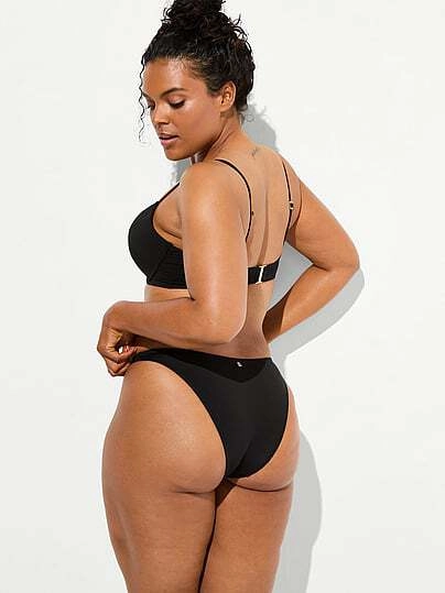 Victoria's Secret Swim Modern Brazilian Bikini Bottom - Black