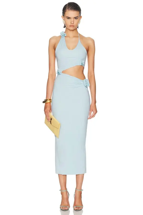 MAYGEL CORONEL Lumen Dress In Blue
