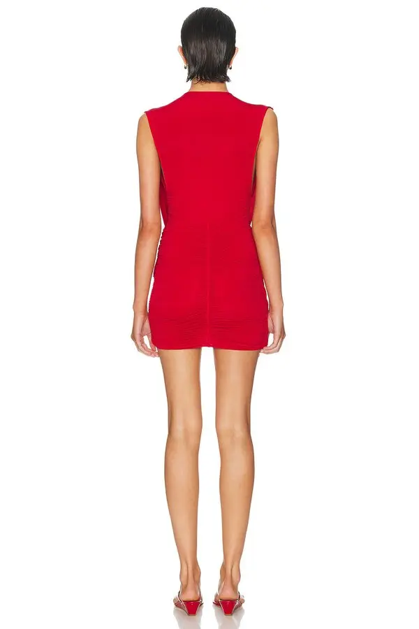 MAYGEL CORONEL Ruched Jersey Mini Dress