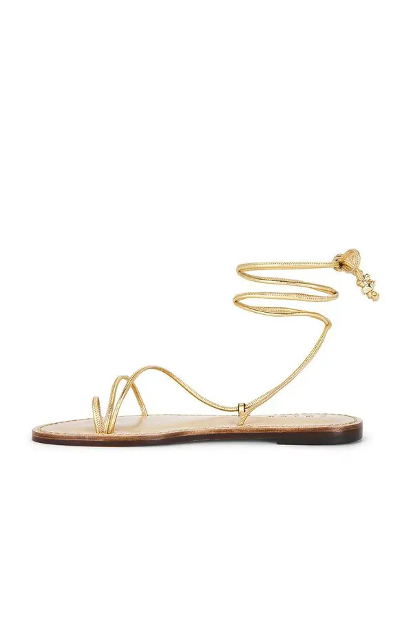 AMANU The Karima Sandal - Gold