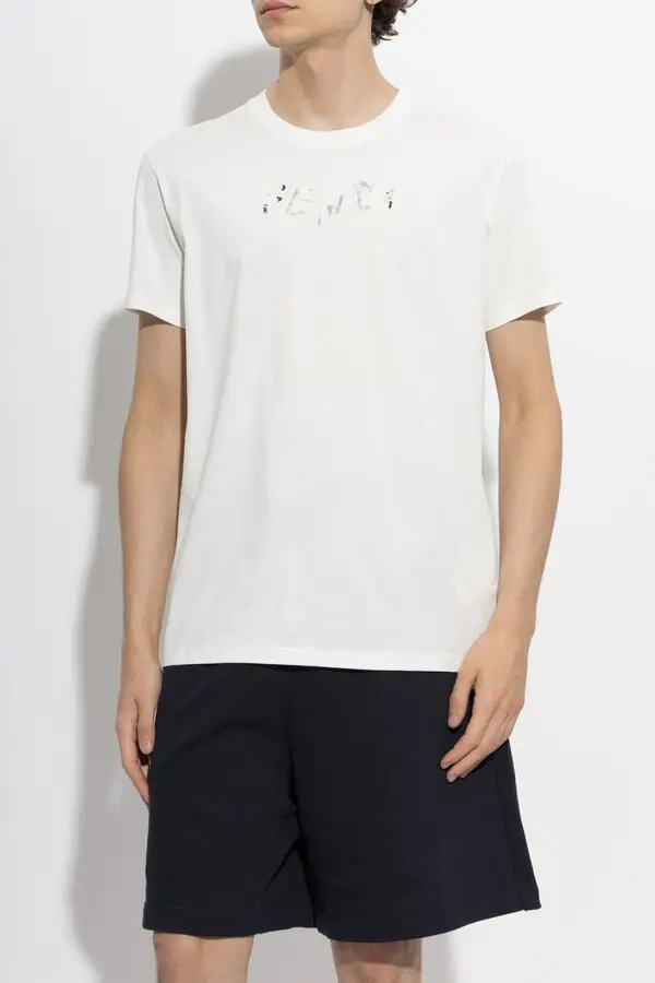 Fendi T-shirt With Embroidered Logo