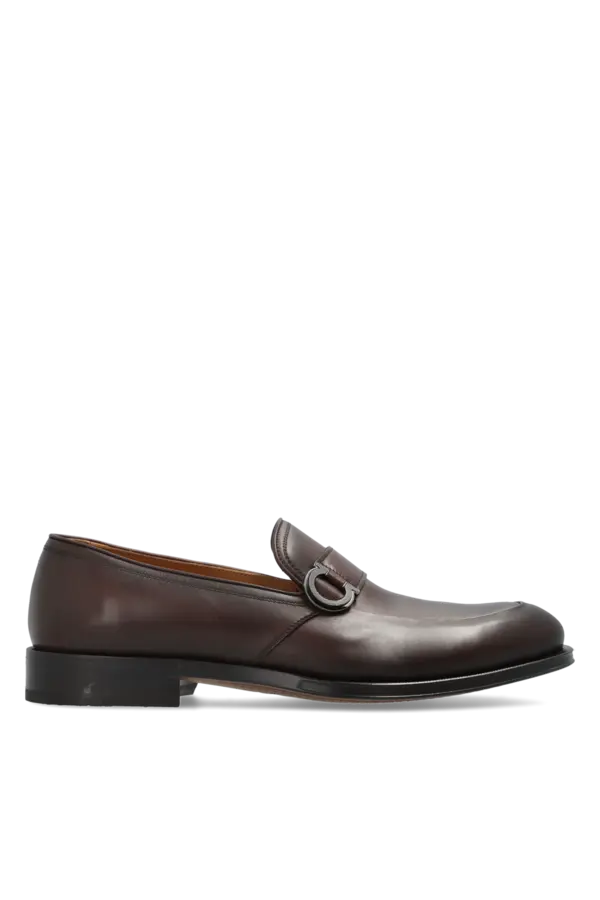 FERRAGAMO Scout" Leather Loafers