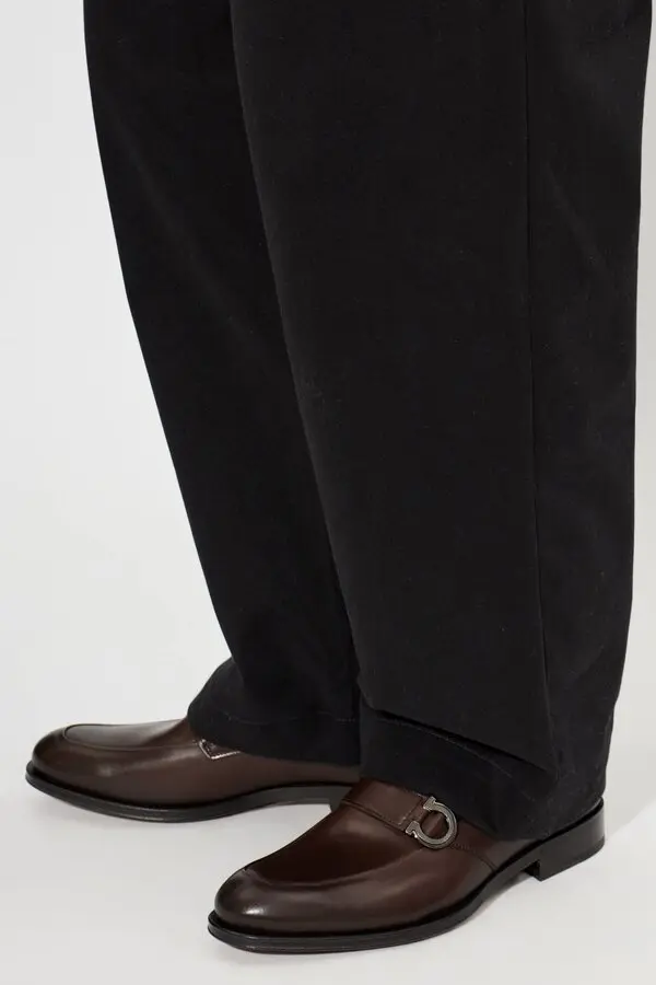 FERRAGAMO Scout" Leather Loafers