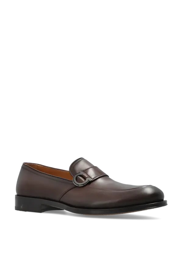 FERRAGAMO Scout" Leather Loafers