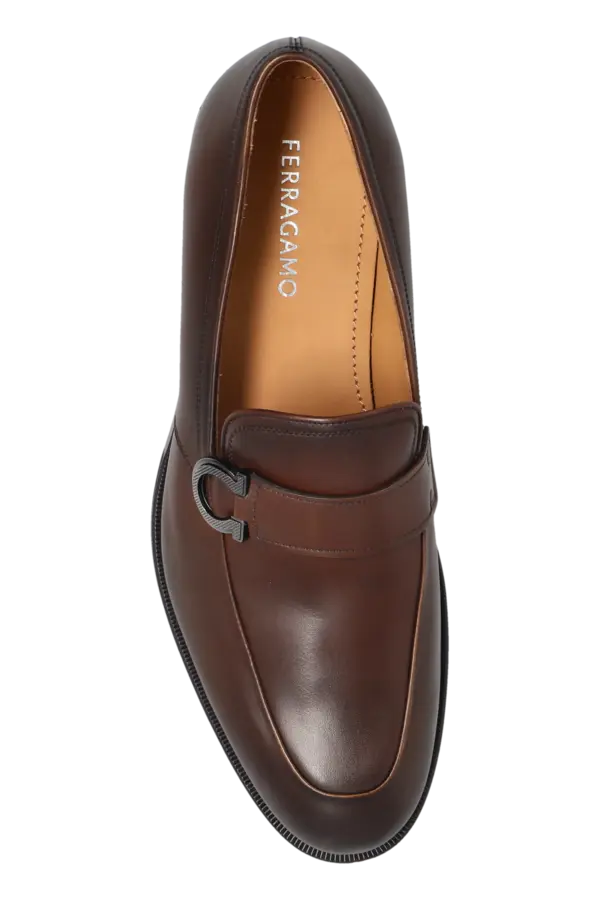 FERRAGAMO Scout" Leather Loafers