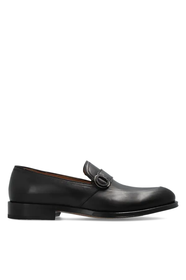 FERRAGAMO Scout" Leather Loafers