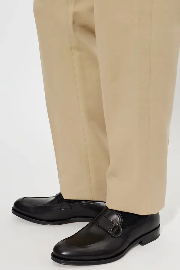 FERRAGAMO Scout" Leather Loafers