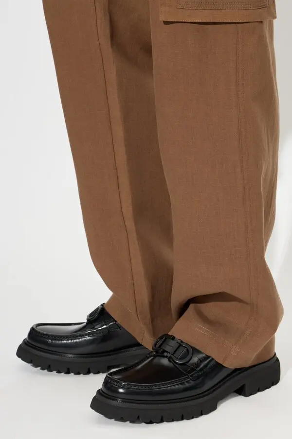 FERRAGAMO Cocoon' Leather Loafers