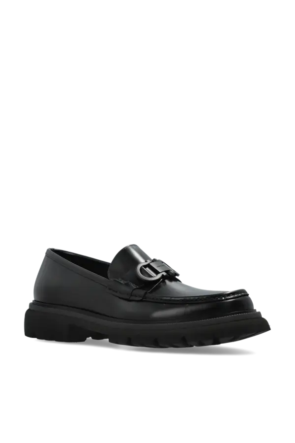 FERRAGAMO Cocoon' Leather Loafers