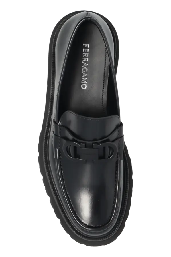 FERRAGAMO Cocoon' Leather Loafers
